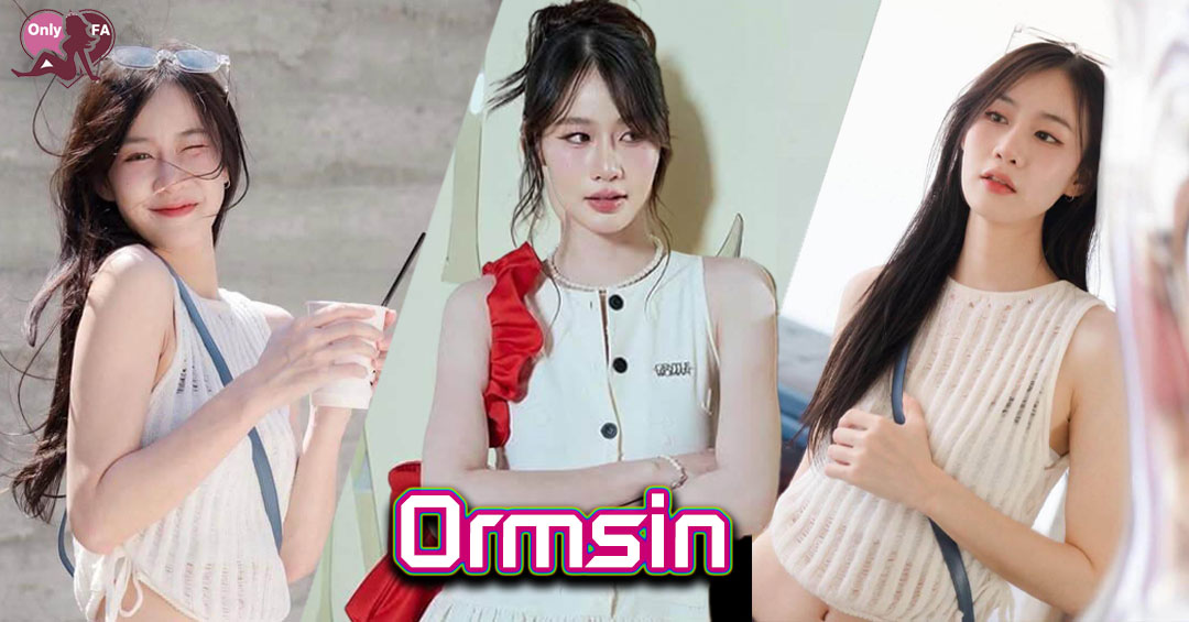 Ormsin น้อง ออมสิน สาวสวย เน็ตไอดอล ถ่ายแบบ โฆษณา รีวิว สินค้า